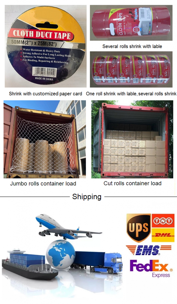 Color Custom Duct Tape Cloth Tape