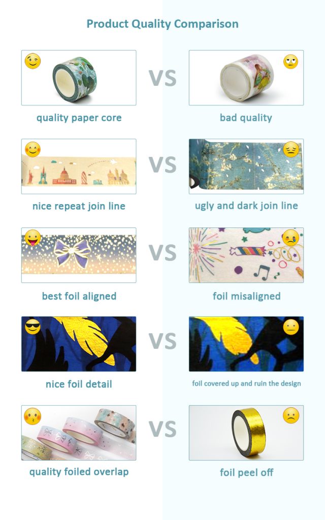 Custom Stationery Washi Masking Tape