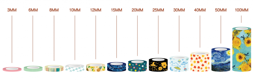 Custom printable masking tape