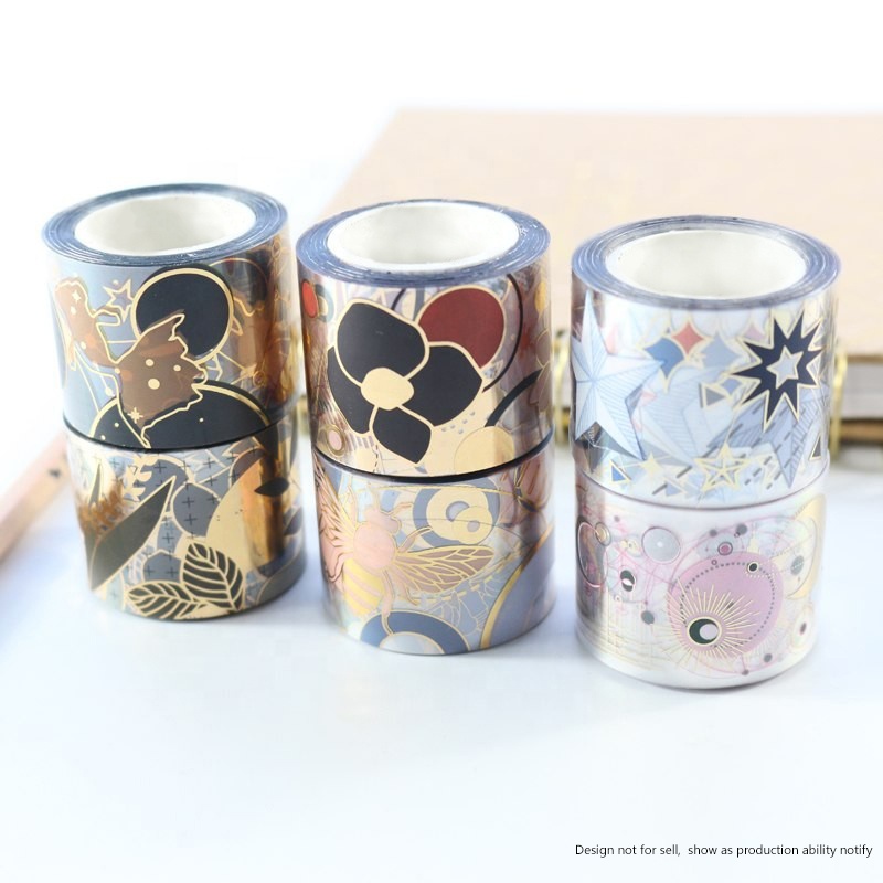 Custom Printing Foil Masking Washi Tape | custom printed tape