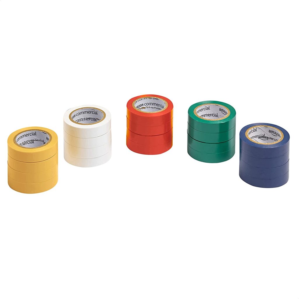 Multi-color 10-pack Commercial Electrical Tape